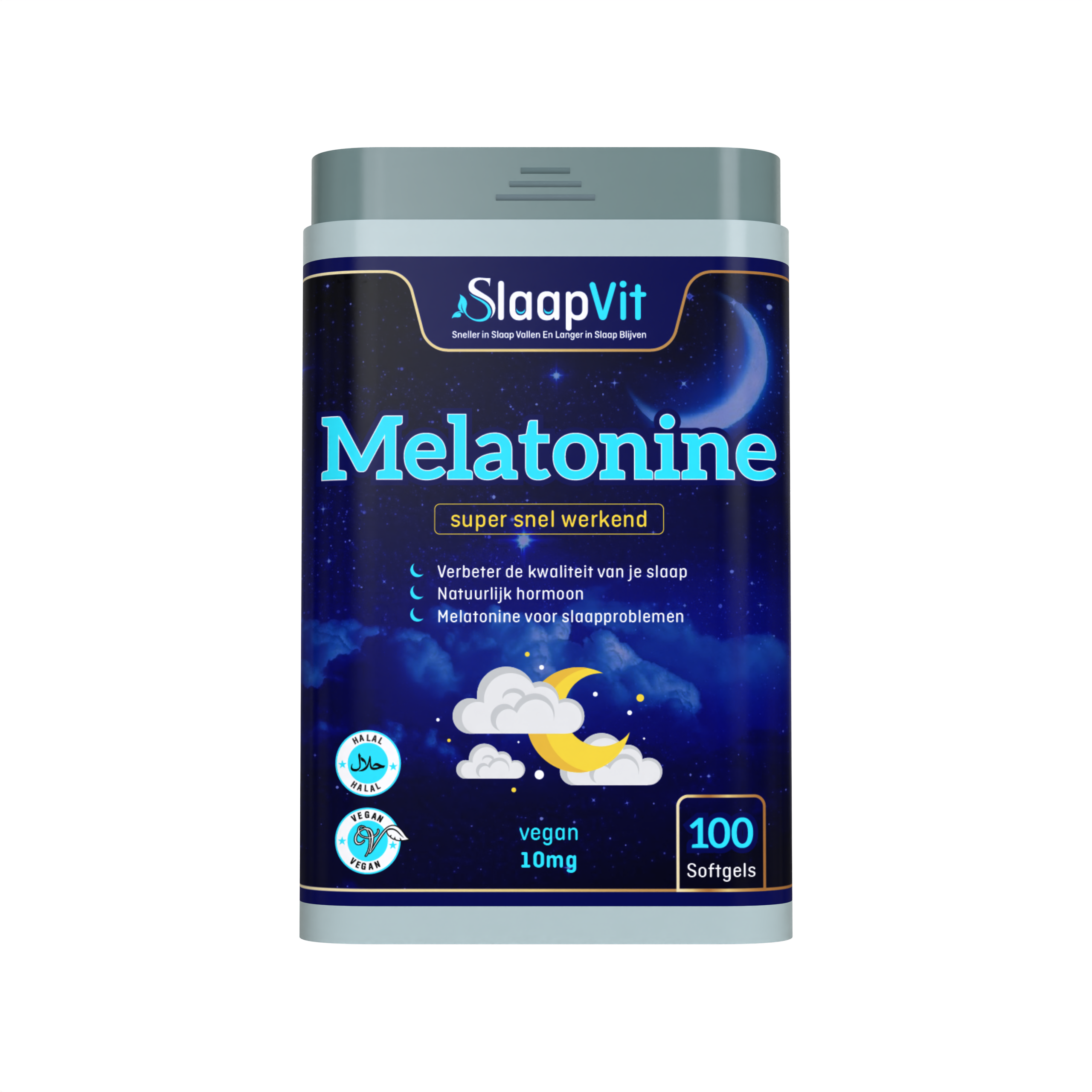 Melatonine Compact 10mg 60 softgels – SlaapVit