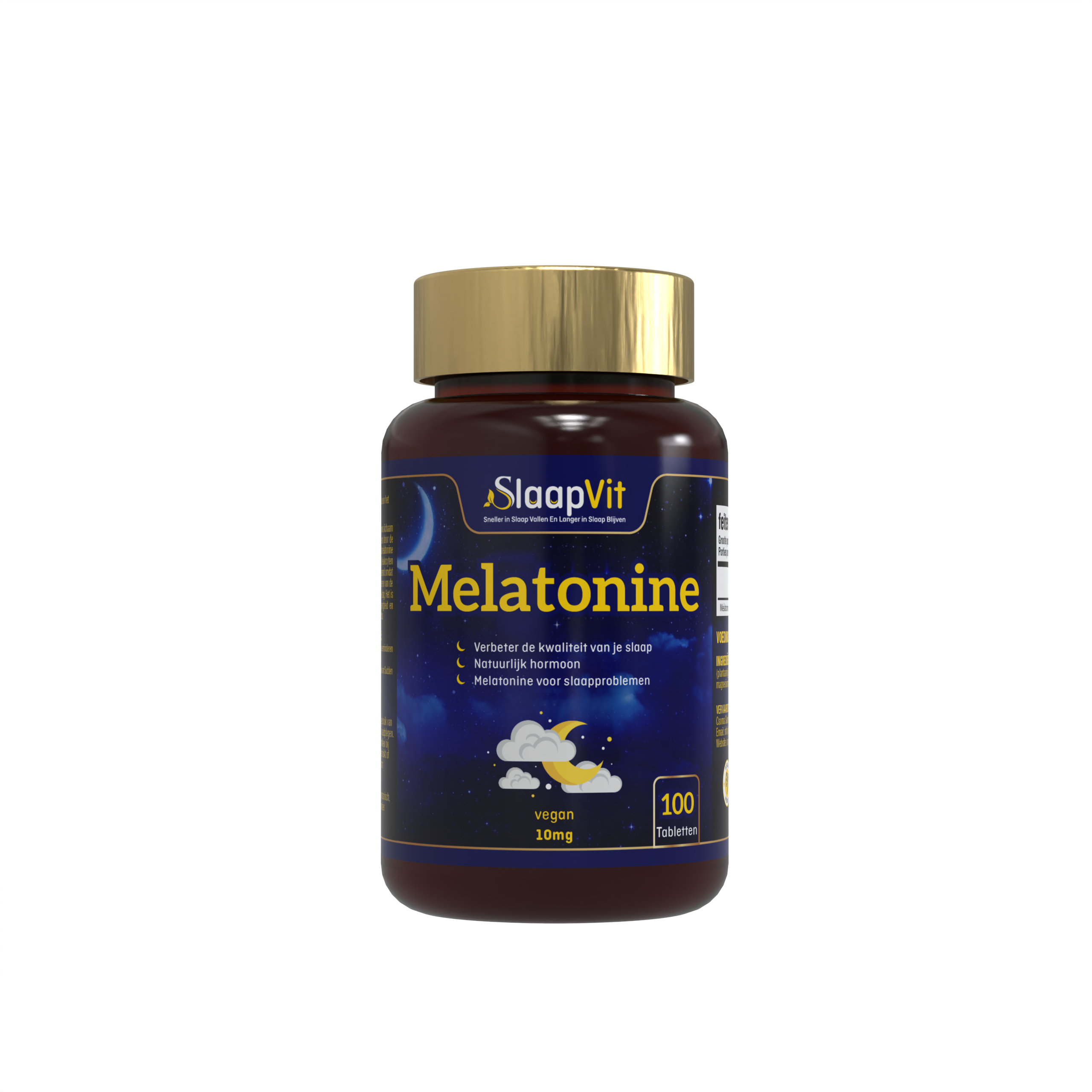 Melatonine 10 mg 100 tabletten – SlaapVit